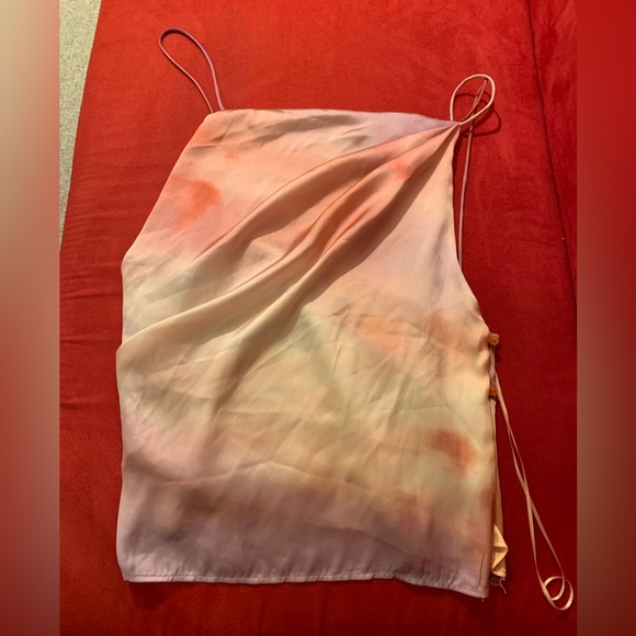 Zara | Tops | Zara Satin Effect Tank Top | Poshmark